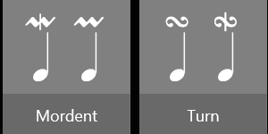 Mordents & Turns – StaffPad Help