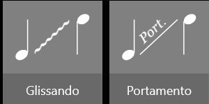 Glissando and Portamento – StaffPad Help