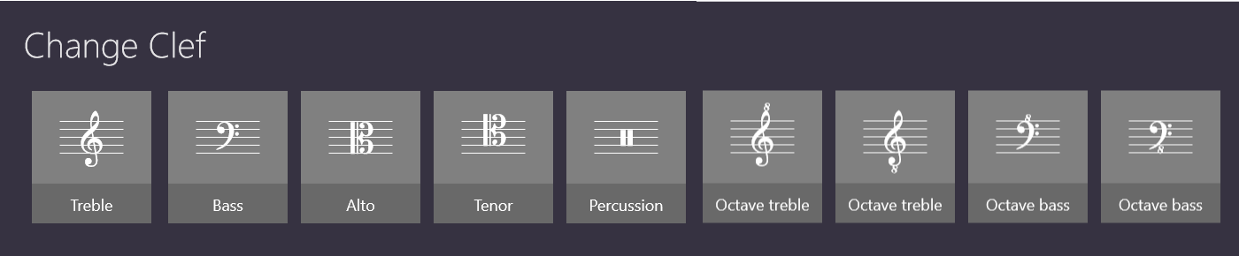 Changing Clefs & Barlines – StaffPad Help